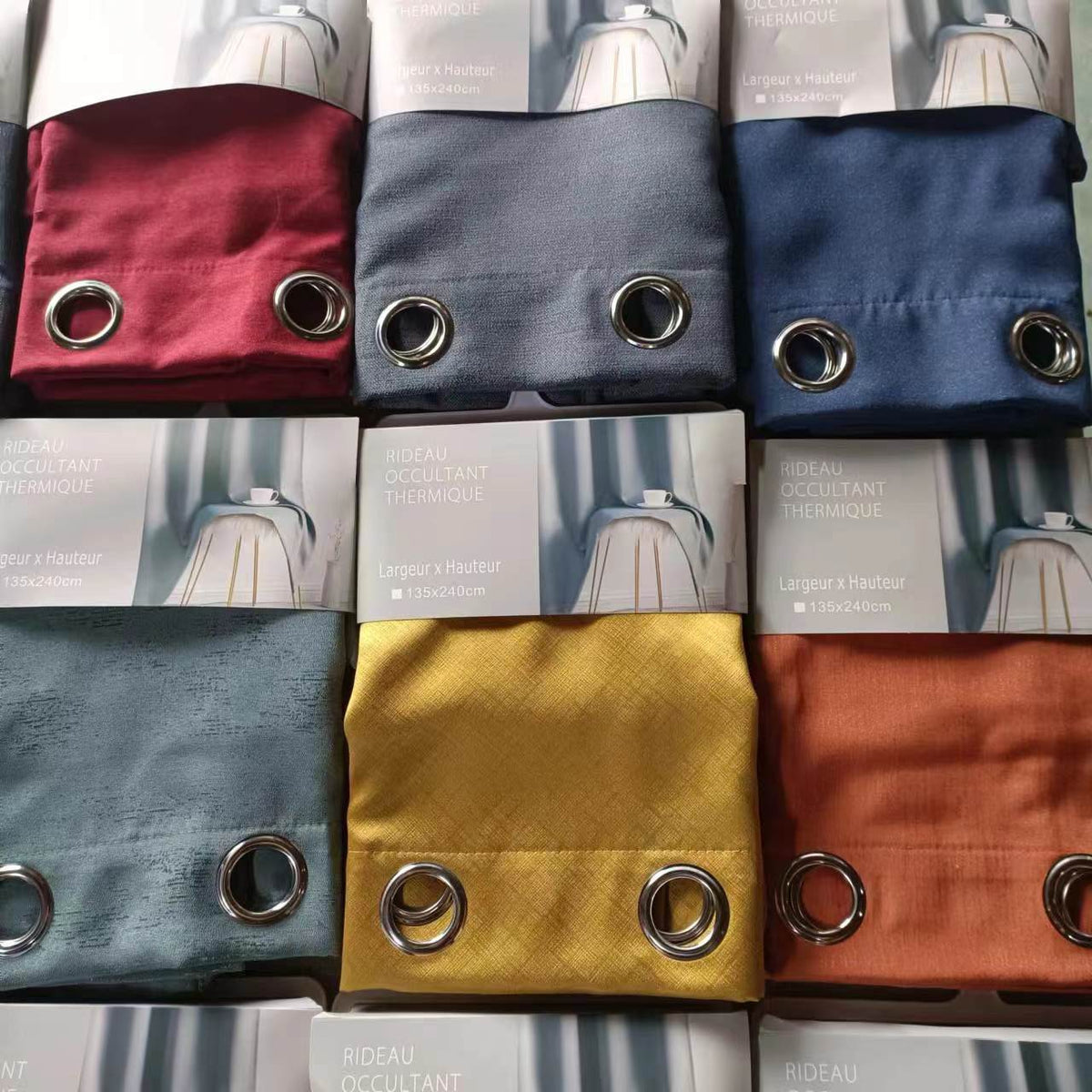 Heavy blackout ready made curtains – YiWu Stock Curtains Fabric - Under ...